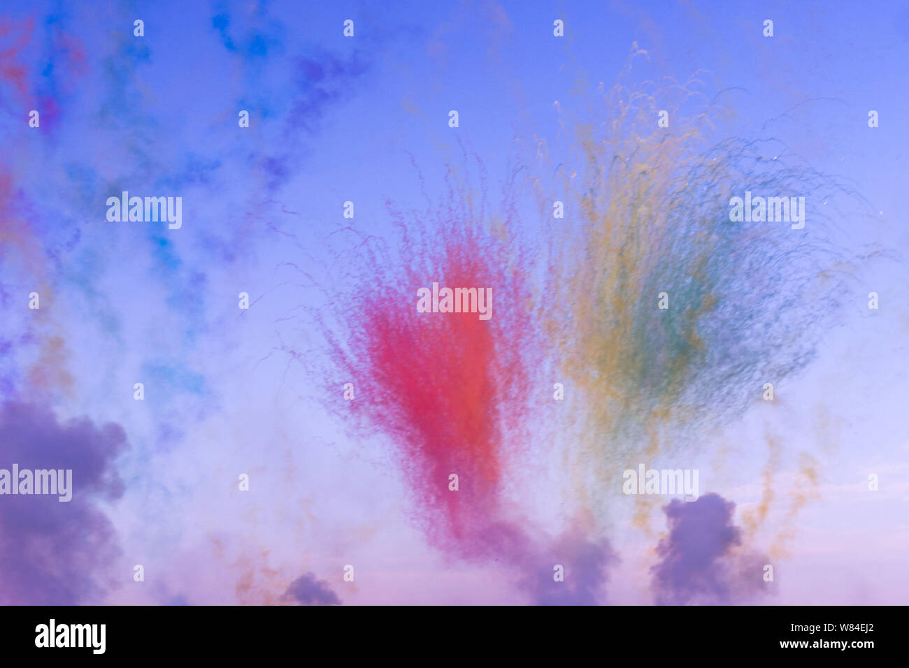 Rainbow paint exploding hi-res stock photography and images - Alamy