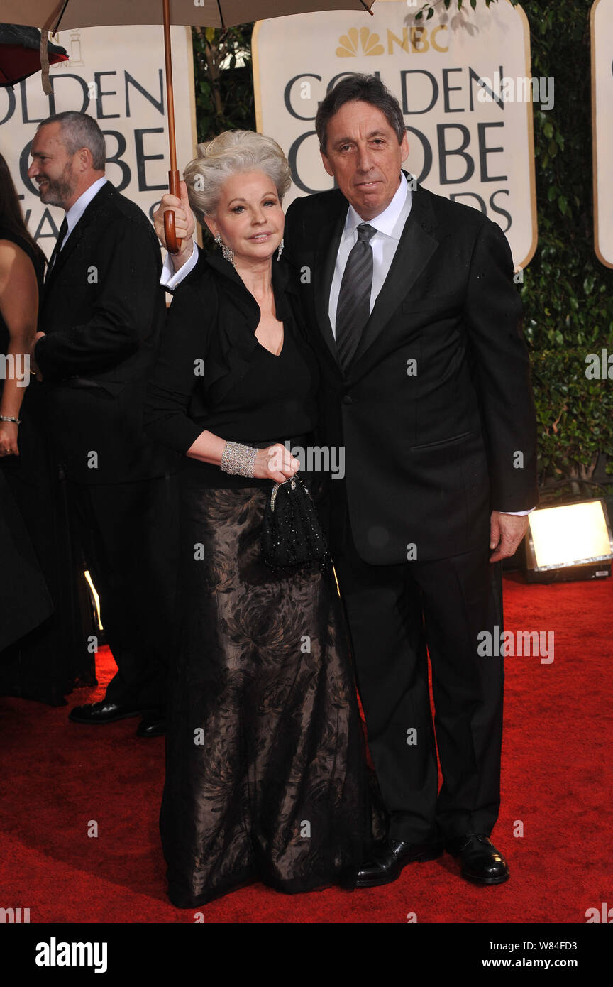LOS ANGELES, CA. January 17, 2010: Ivan Reitman & wife at the 67th ...