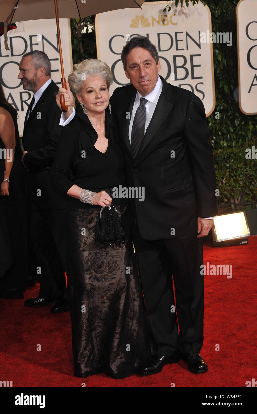 LOS ANGELES, CA. January 17, 2010: Ivan Reitman & wife at the 67th ...