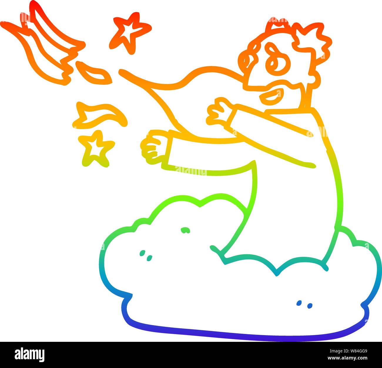 God with rainbow Stock Vector Images - Alamy