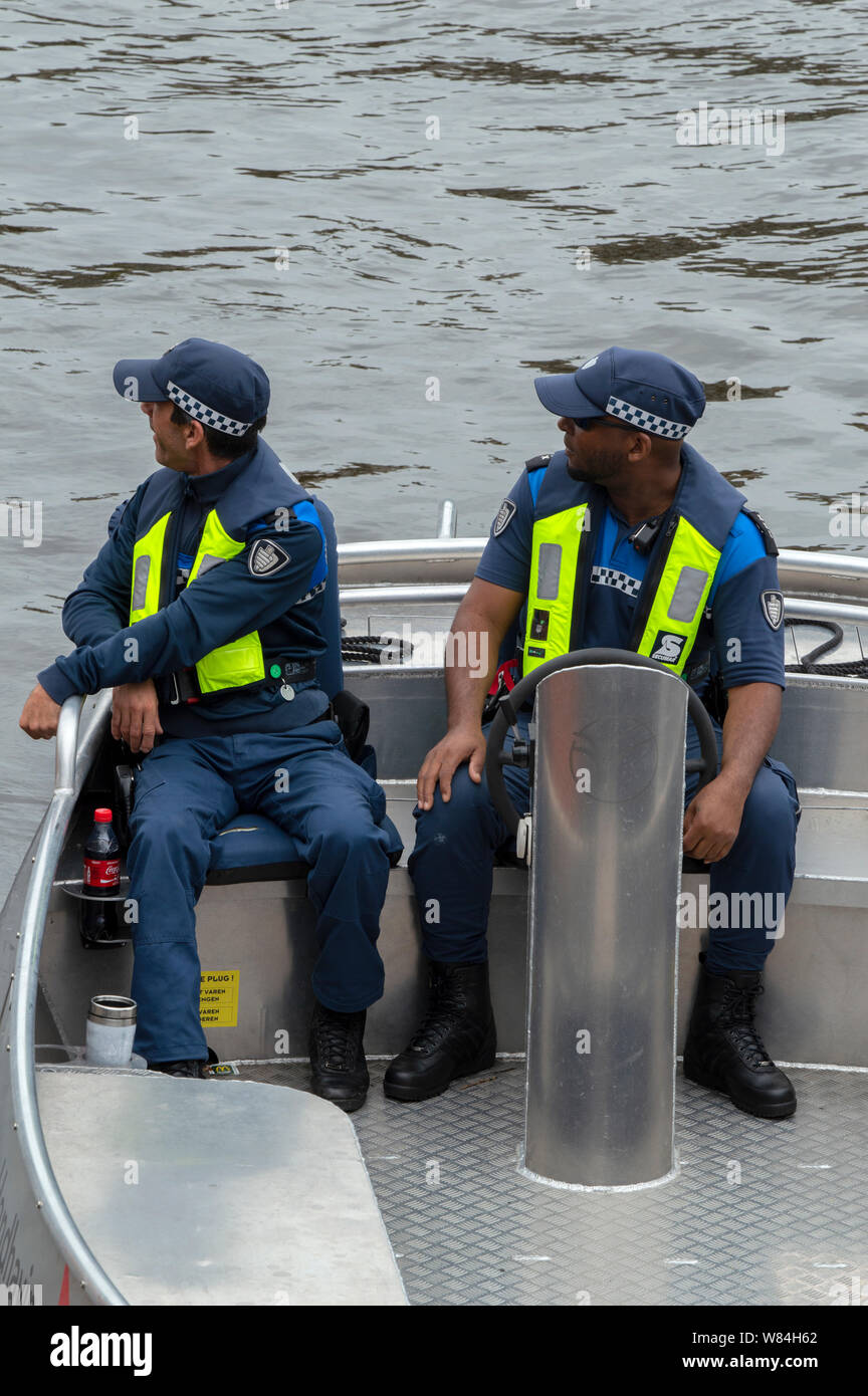 Handhaving At Work At The Gaypride Amsterdam The Netherlands 2019 Stock ...