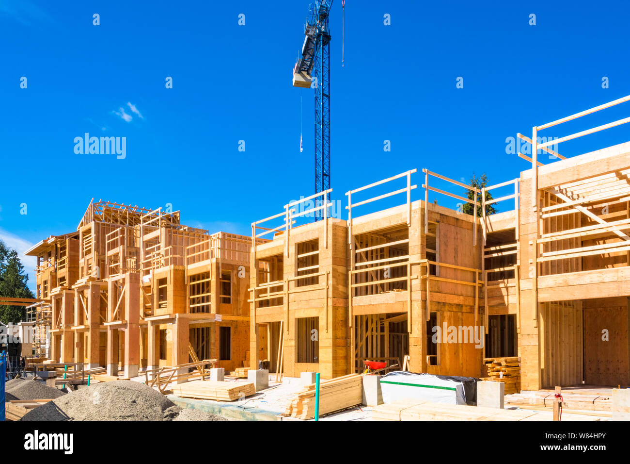 Story wood frame apartment hi-res stock photography and images - Alamy