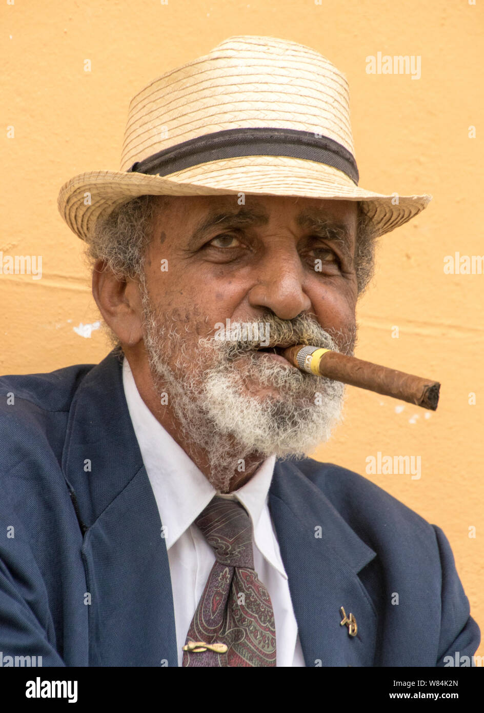 Old Man With Cigar