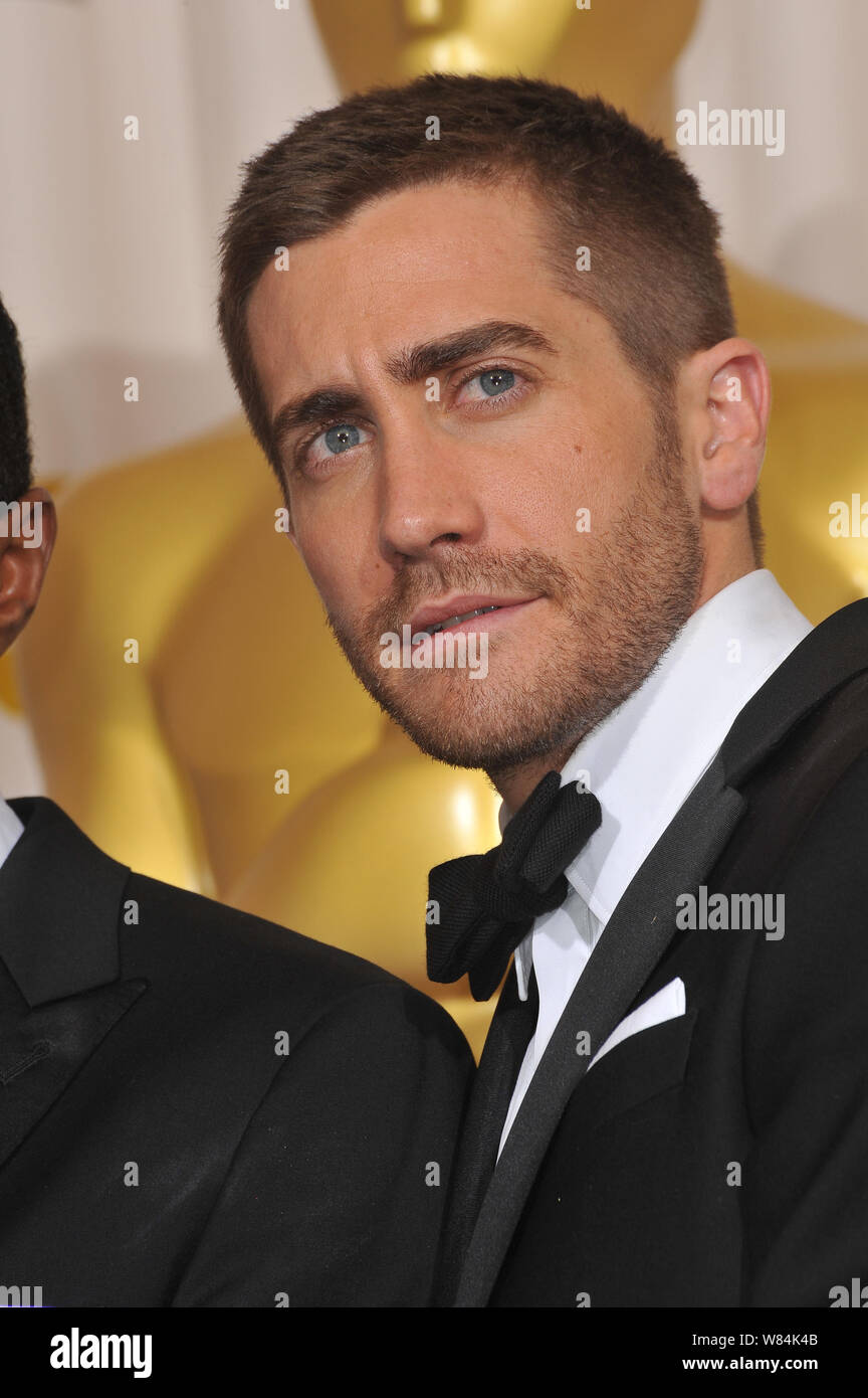 Jake Gyllenhaal Academy Awards Oscars Hollywood High Resolution Stock ...