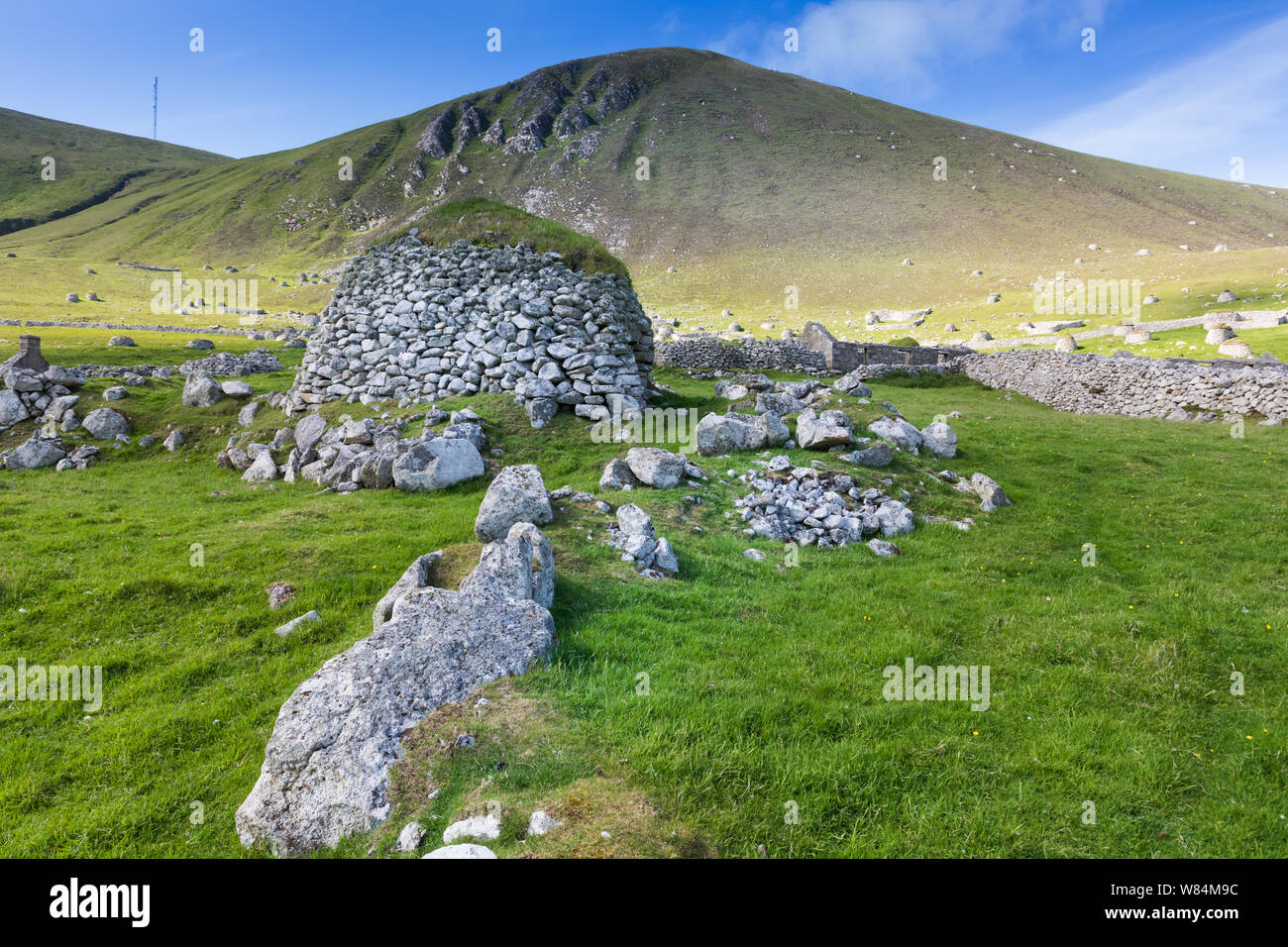 Cleits on Hirta, St Kilda archipelago, Great Britain Stock Photo - Alamy