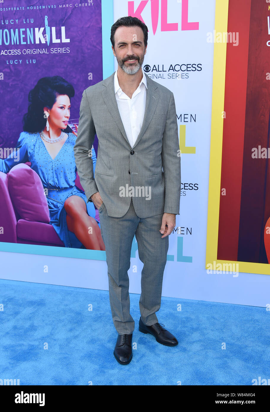 August 7, 2019, Beverly Hills, California, USA: Reid Scott arrives for ...