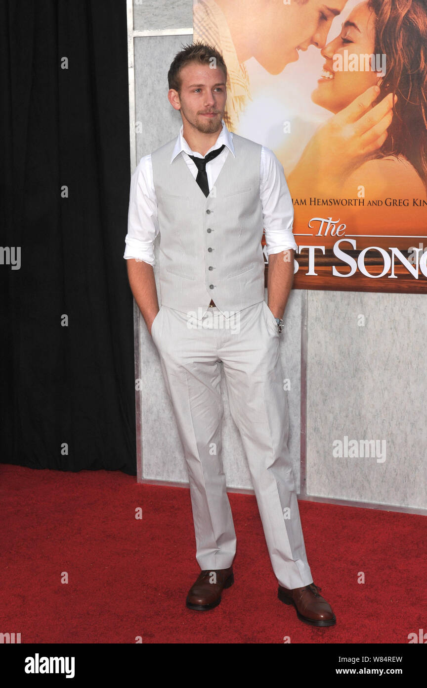 LOS ANGELES, CA. March 25, 2010: Robert Adam Barnett at the world ...