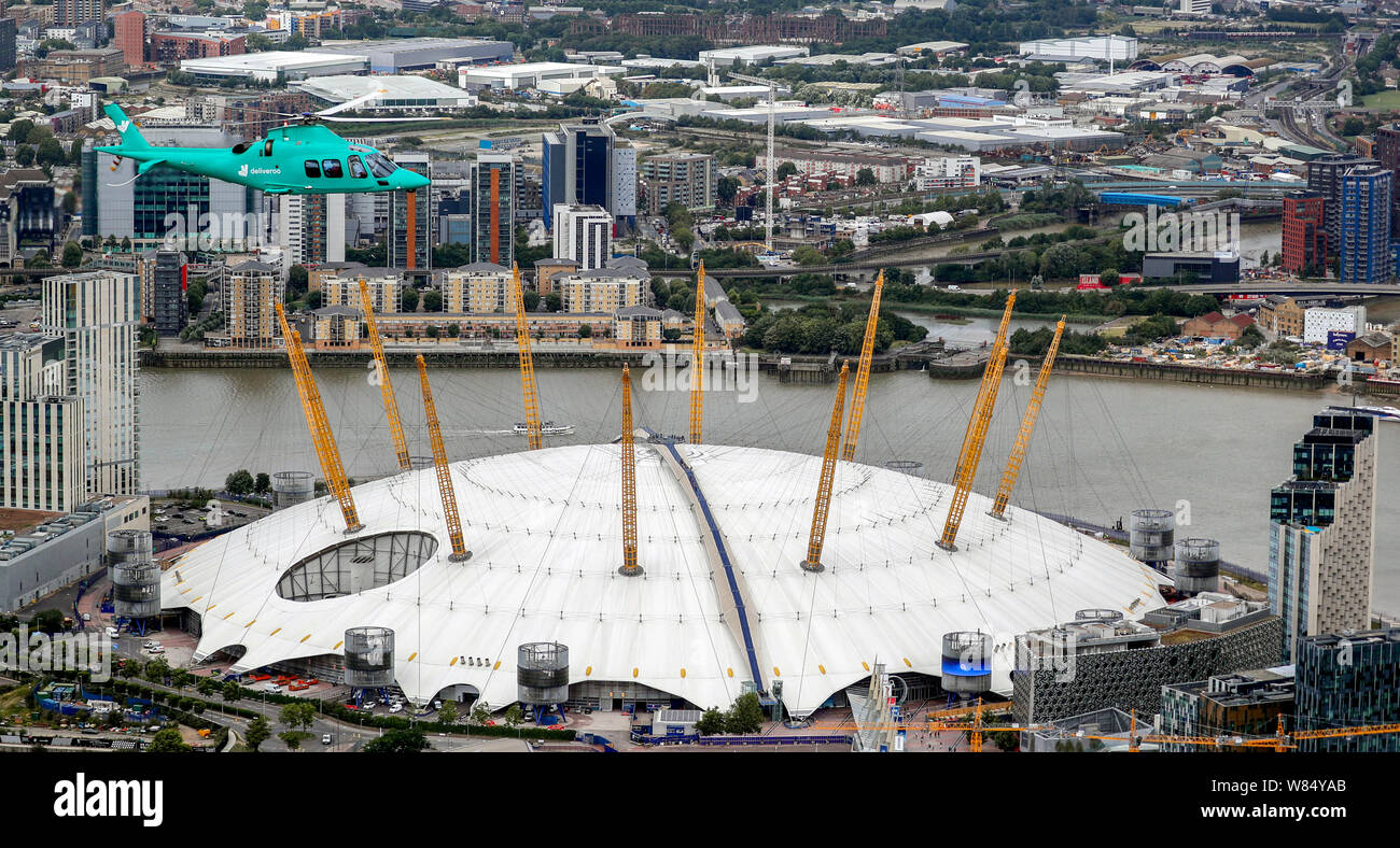 Roocopter One takes to the skies as Deliveroo trials a new helicopter ...