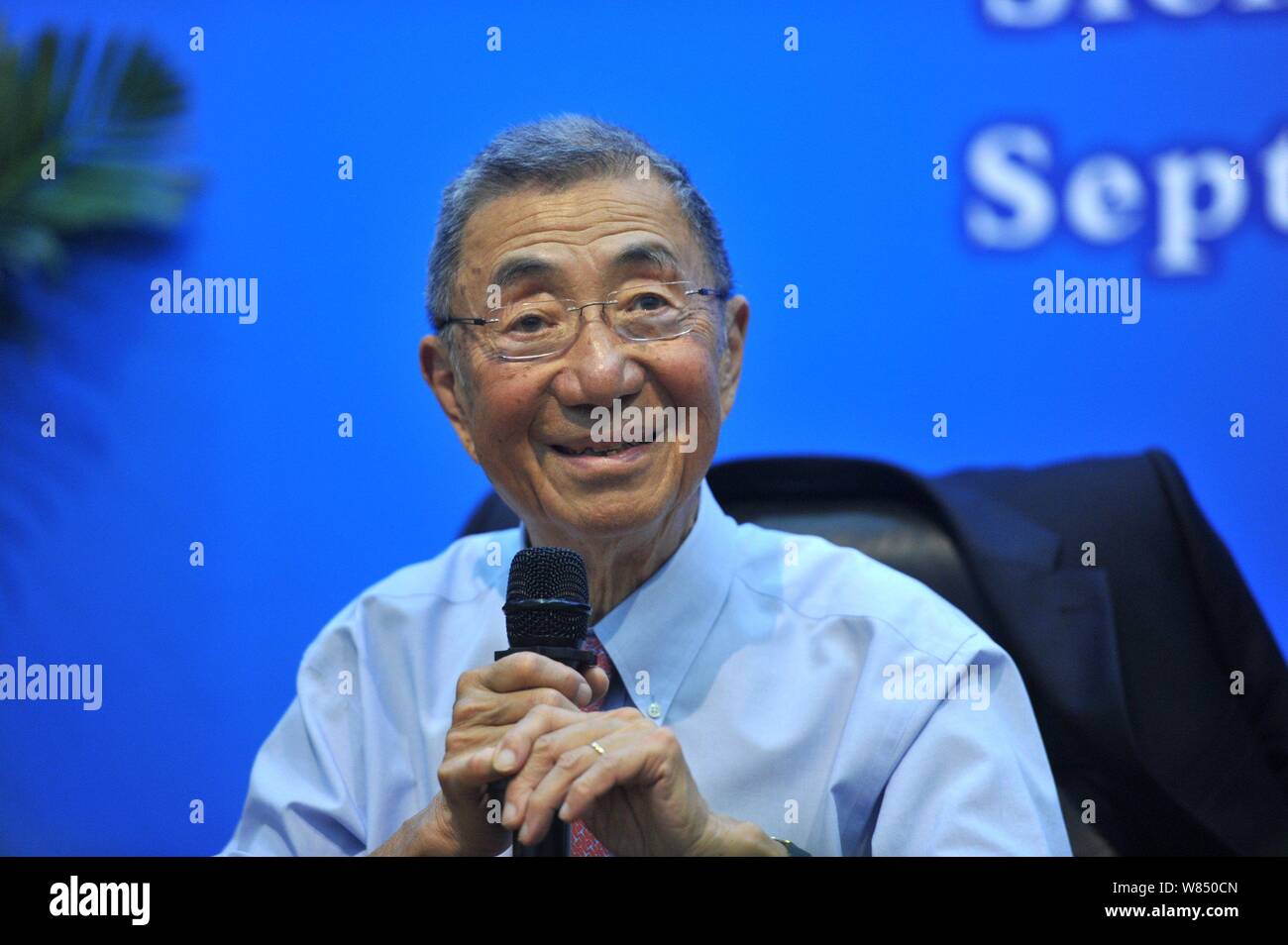 American physicist Samuel Chao Chung Ting, who received the Nobel Prize ...