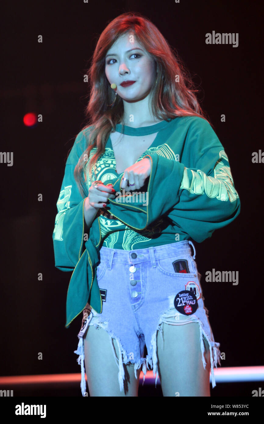 South Korean singer Kim Hyun-a, better known by the mononym Hyuna ...