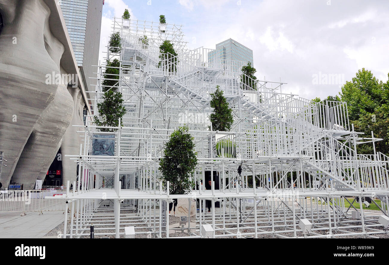 The landmark building "Envision Pavilion" designed by designed by ...