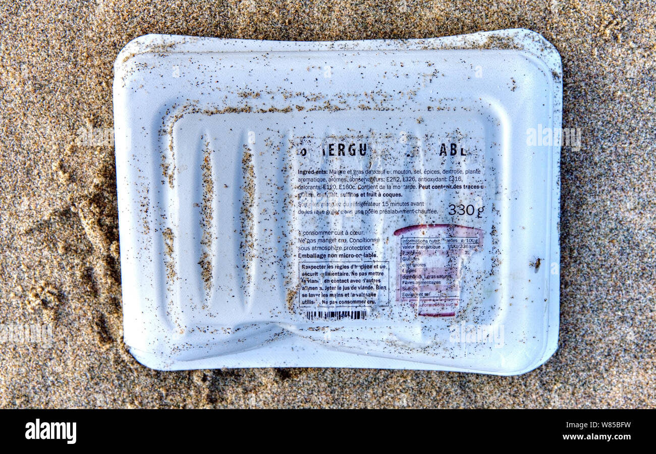 Plastic pollution washed up on Napoleon Beach, Port-Saint-Louis du ...