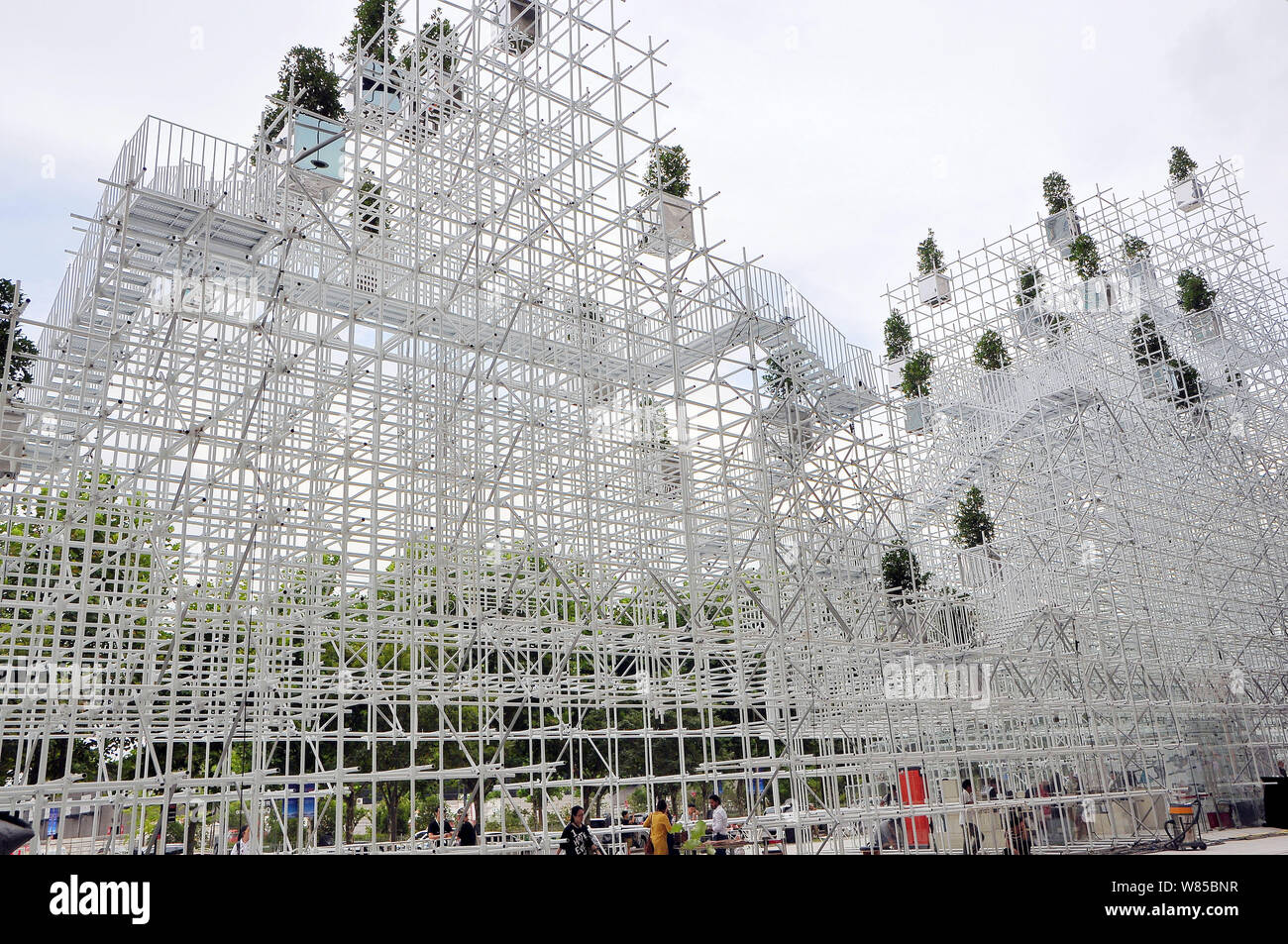 The landmark building "Envision Pavilion" designed by designed by ...