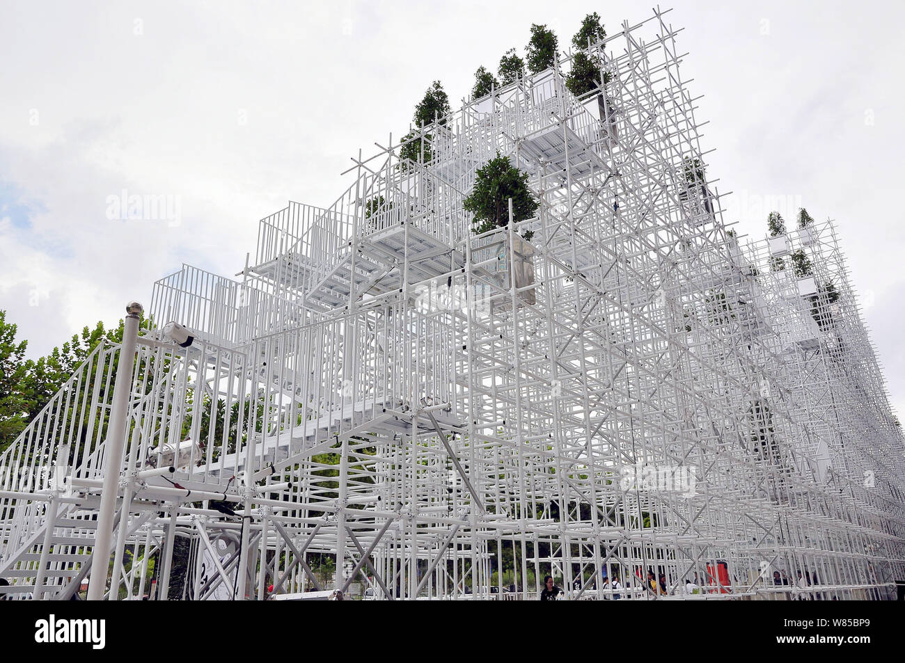 The landmark building "Envision Pavilion" designed by designed by ...