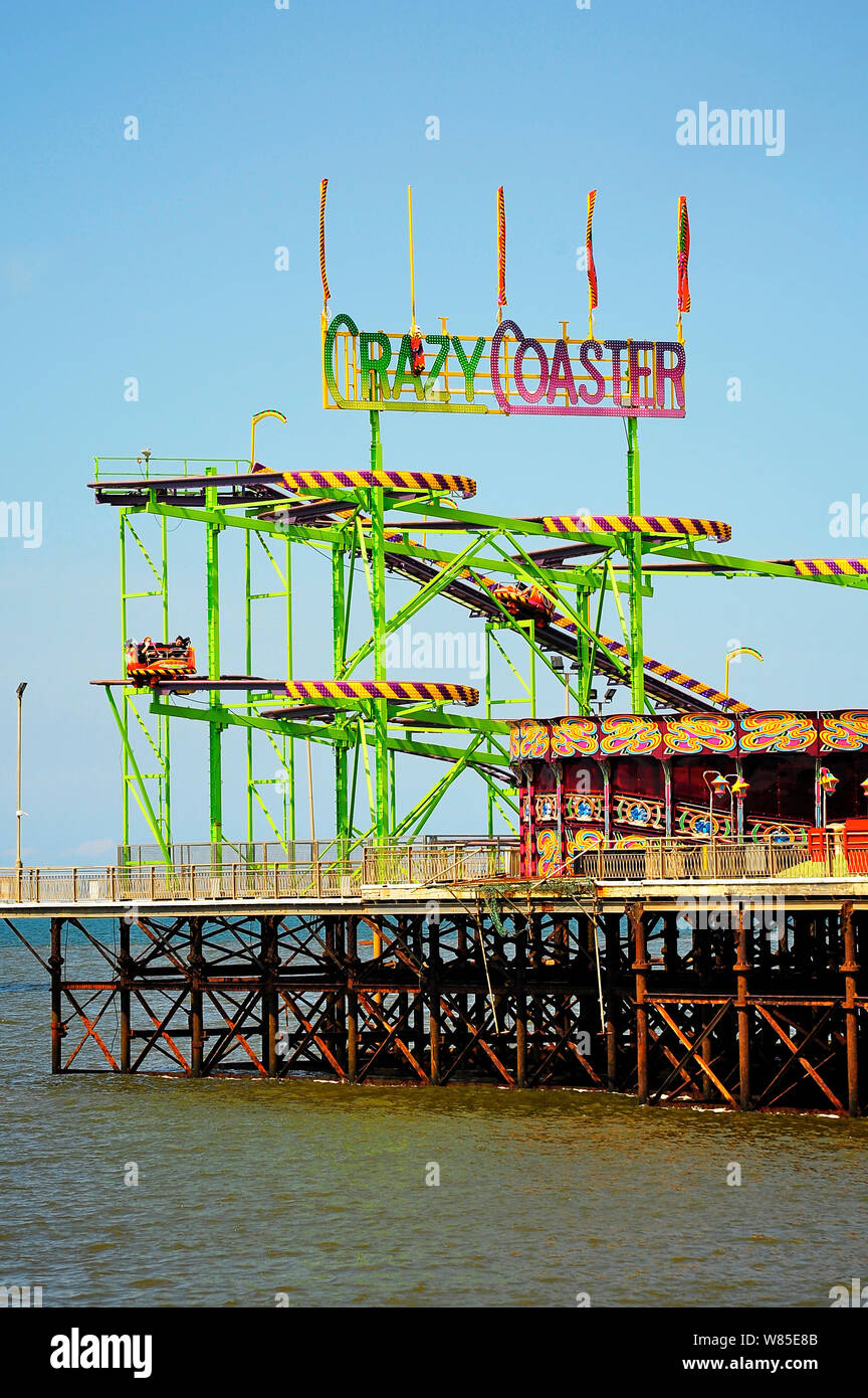 Family riding roller coaster hi-res stock photography and images - Alamy