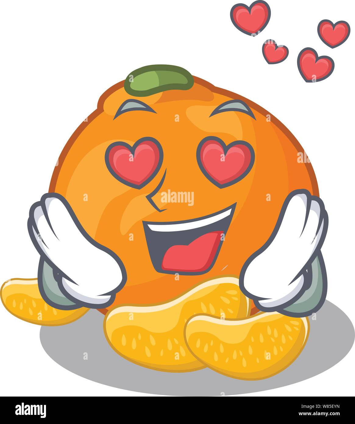 Tangerine eye Stock Vector Images - Alamy