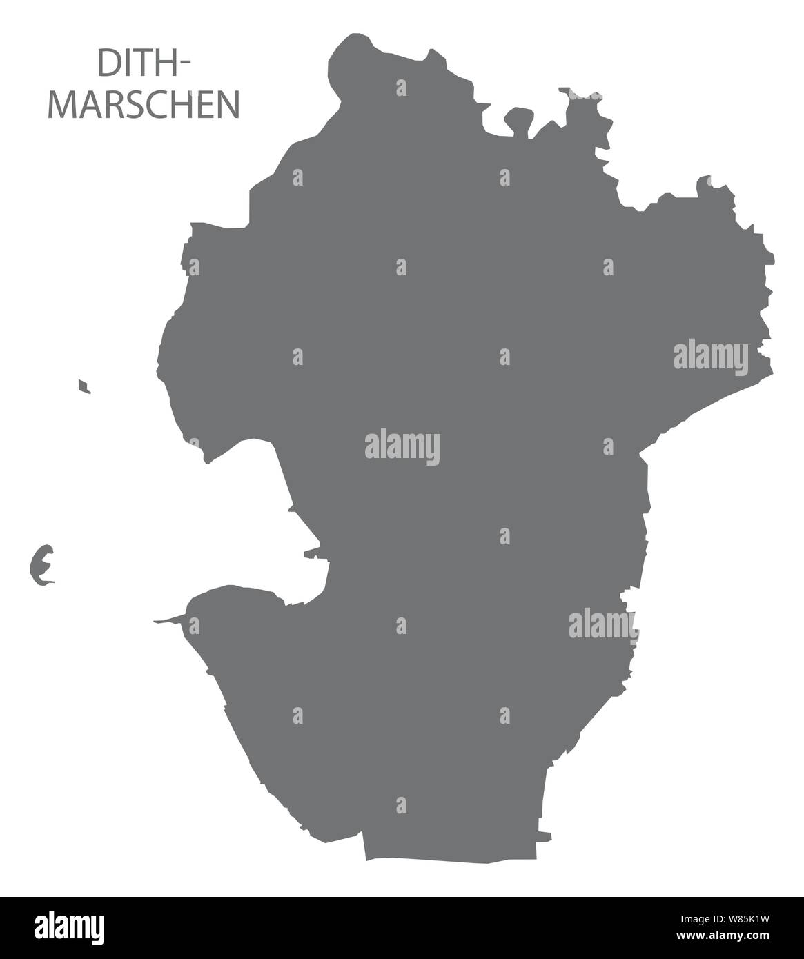 Dithmarschen map Stock Vector Images - Alamy