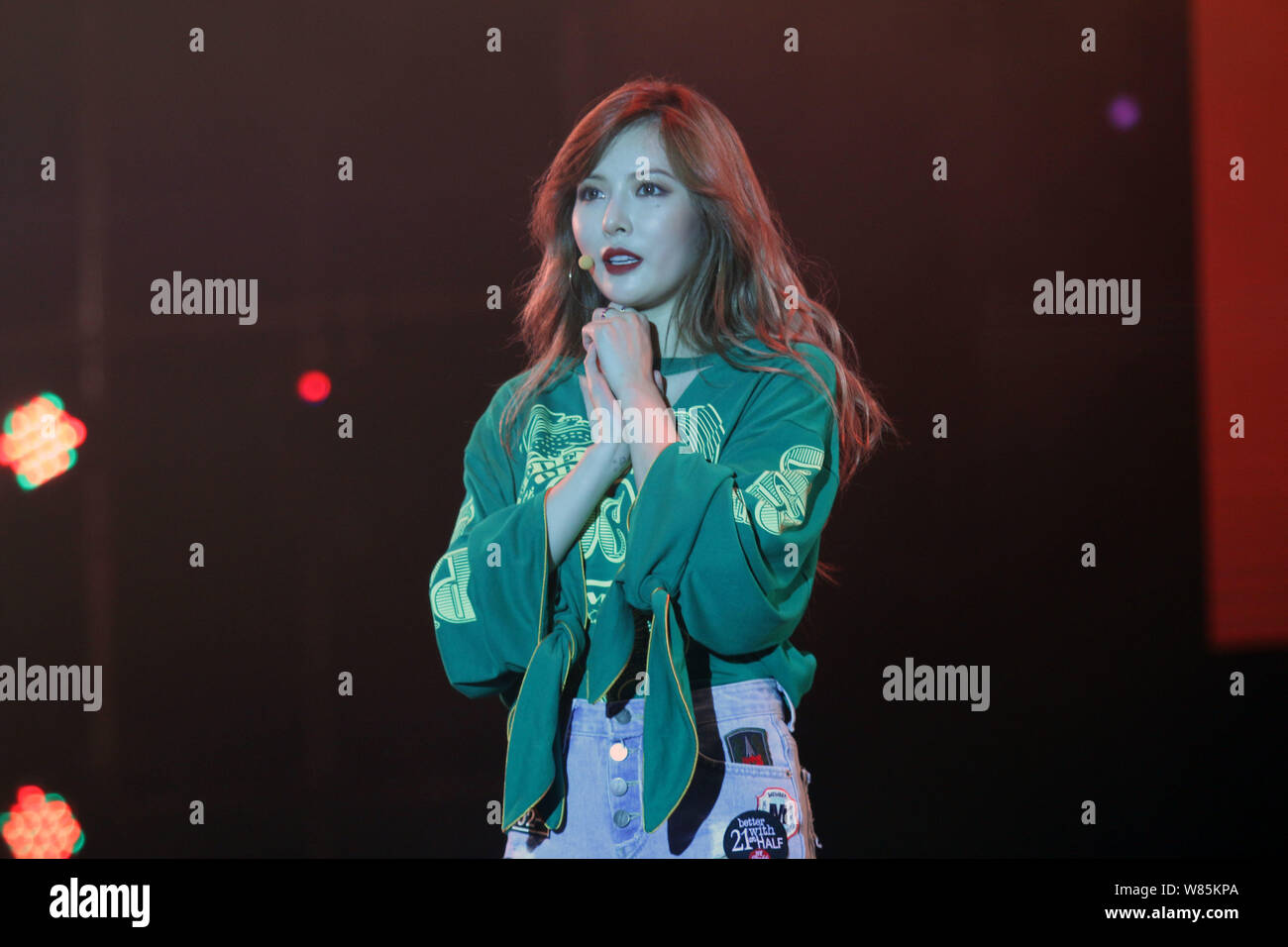 South Korean singer Kim Hyun-a, better known by the mononym Hyuna ...
