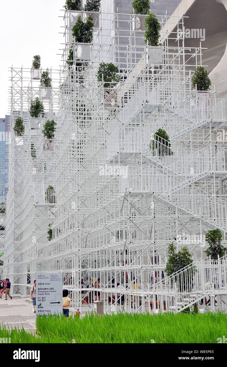 The landmark building "Envision Pavilion" designed by designed by ...