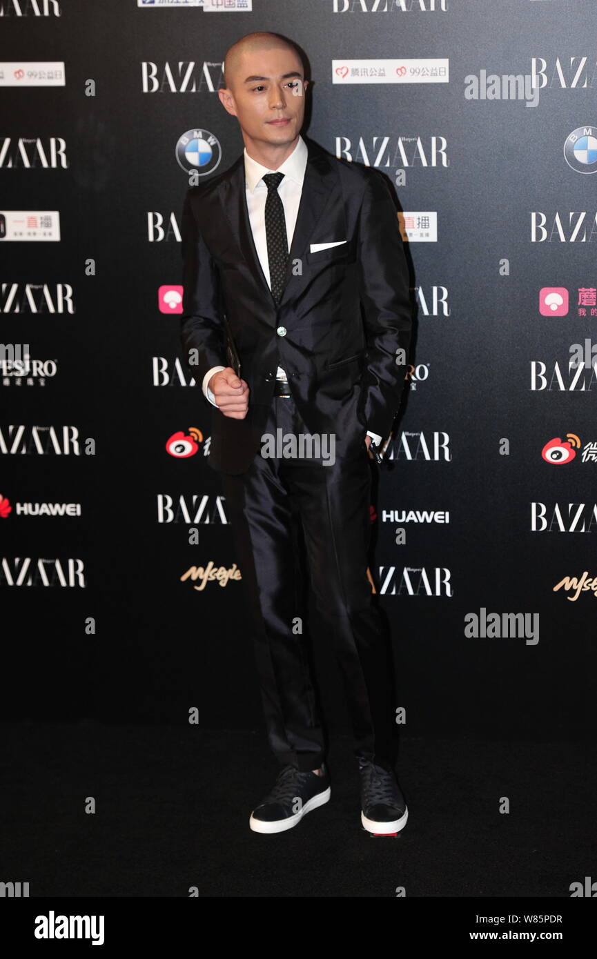 Taiwanese actor Wallace Huo arrives on the red carpet for the 2016 ...