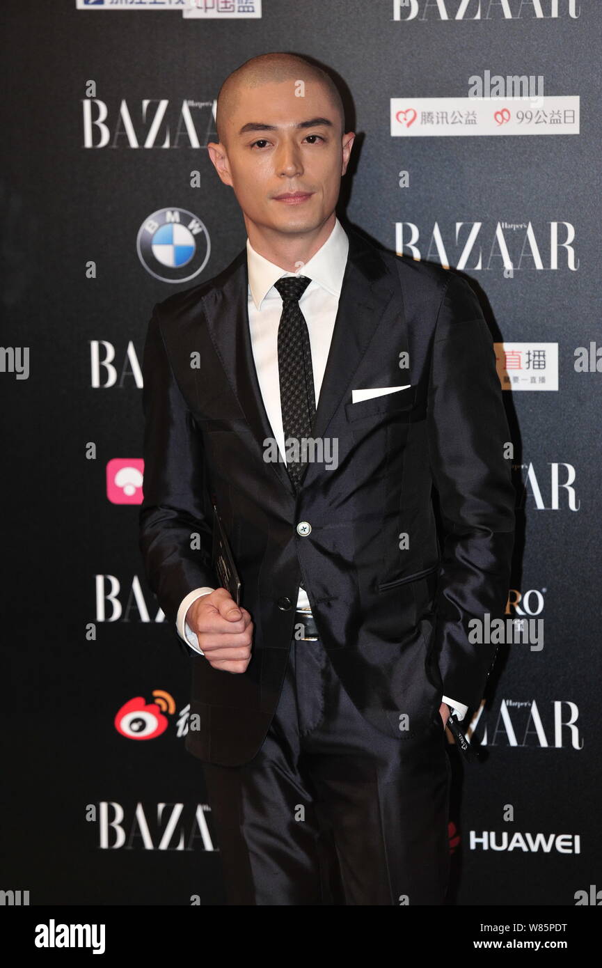 Taiwanese actor Wallace Huo arrives on the red carpet for the 2016 ...