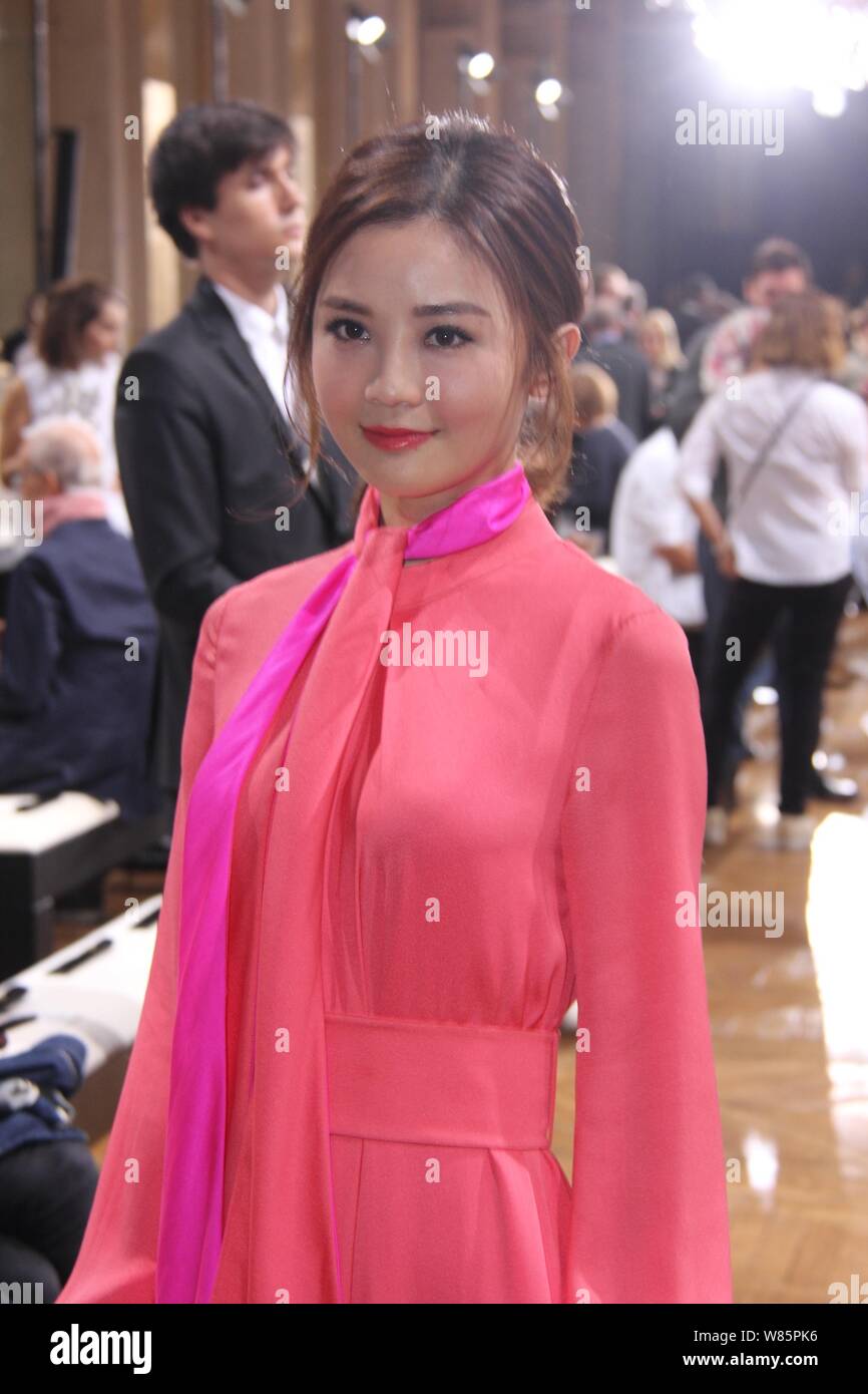 Singer and actress Charlene Choi of Hong Kong pop duo Twins attends the ...