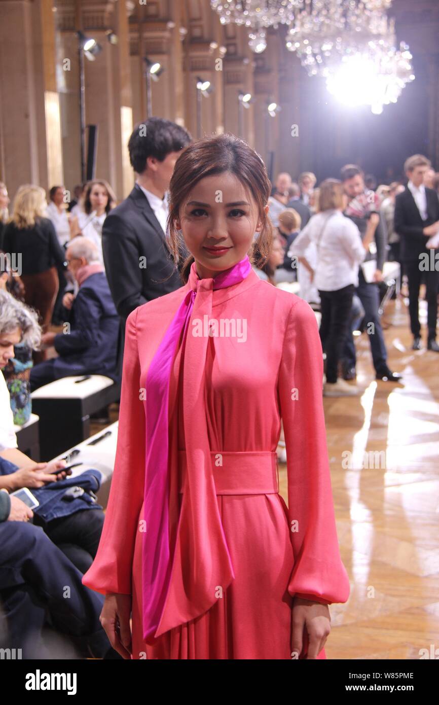 Singer and actress Charlene Choi of Hong Kong pop duo Twins attends the ...