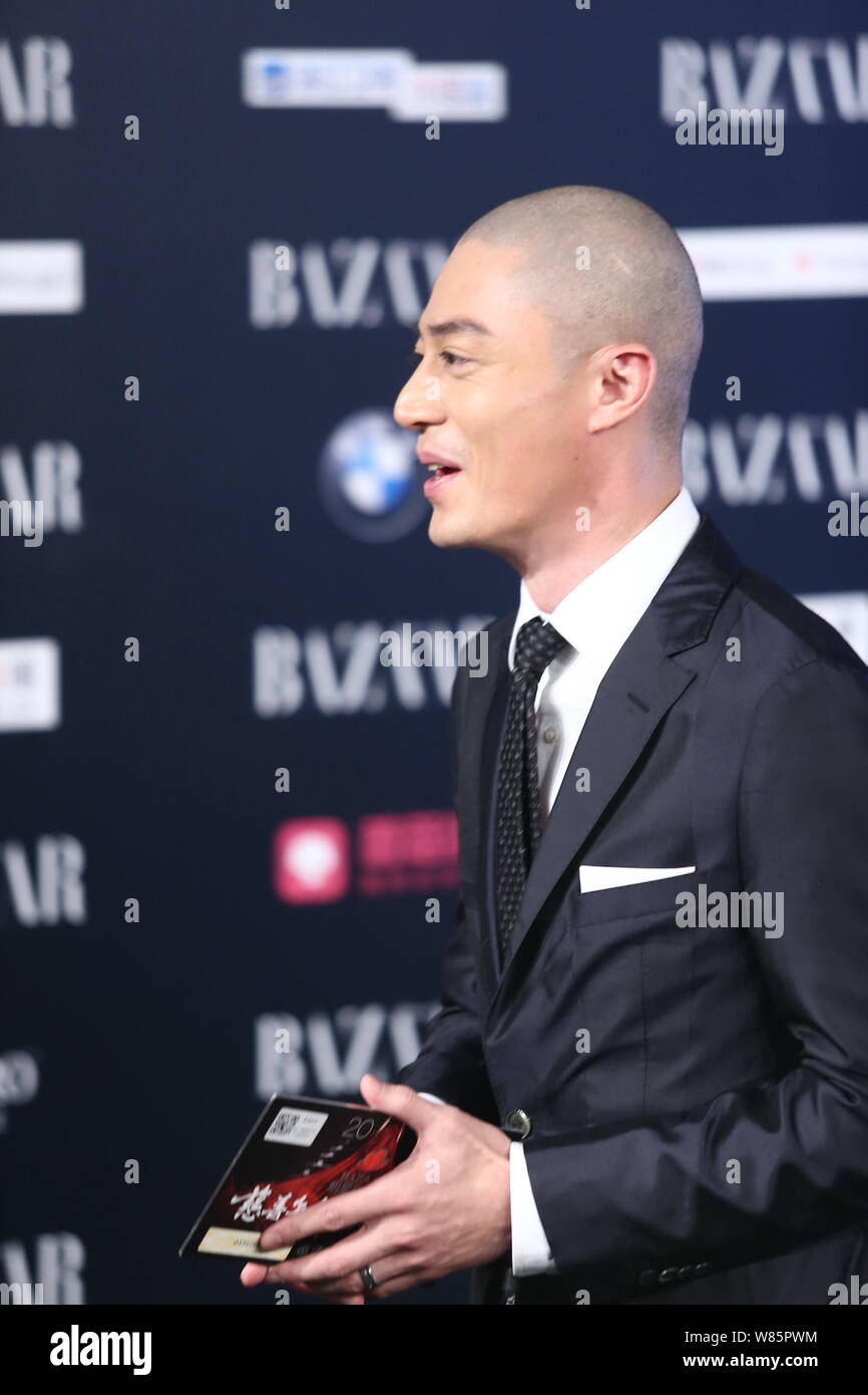 Taiwanese actor Wallace Huo arrives on the red carpet for the 2016 ...