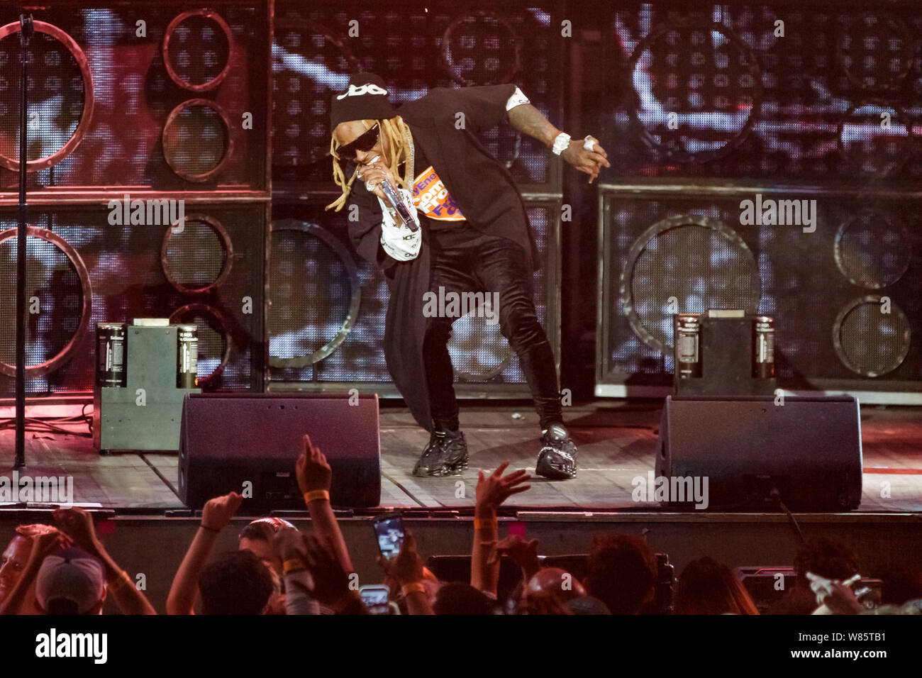 August 8, 2019, Chula Vista, California, U.S: LIL WAYNE live at North ...