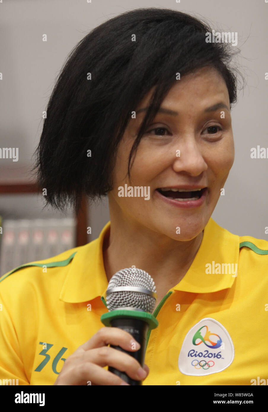 Former Chinese diver Gao Min, who won gold medals in the springboard ...