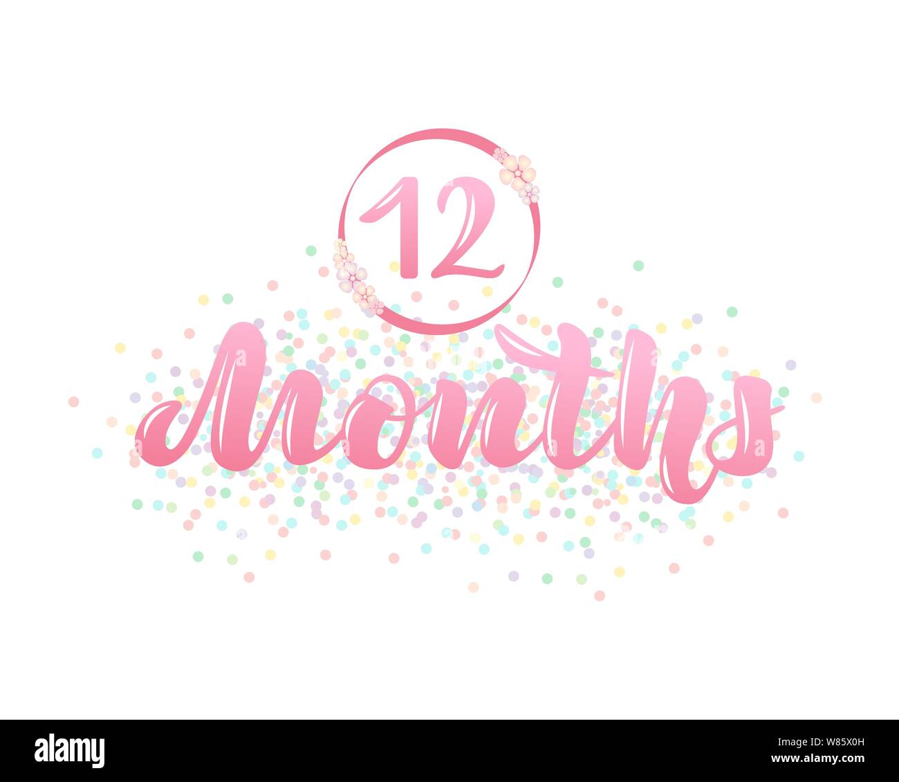 12 months calendar hi-res stock photography and images - Alamy