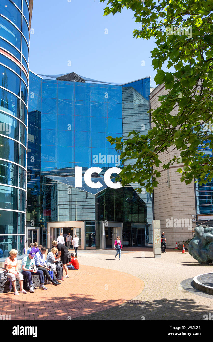 Entrance to ICC & Symphony Hall, Westside District, Birmingham, West ...