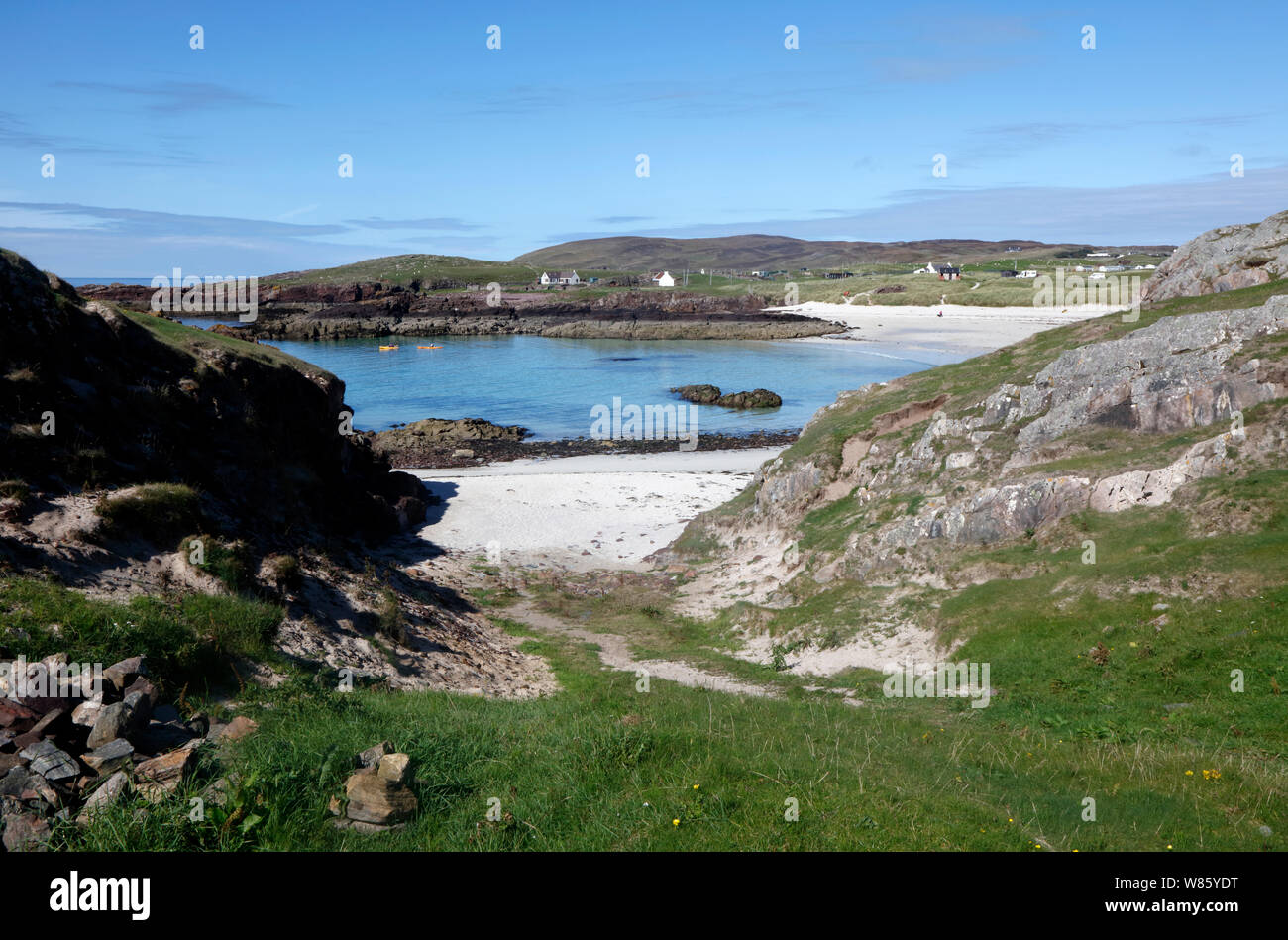 Clachtoll beach in Bay of Clachtoll, Assynt, Scotland Stock Photo - Alamy