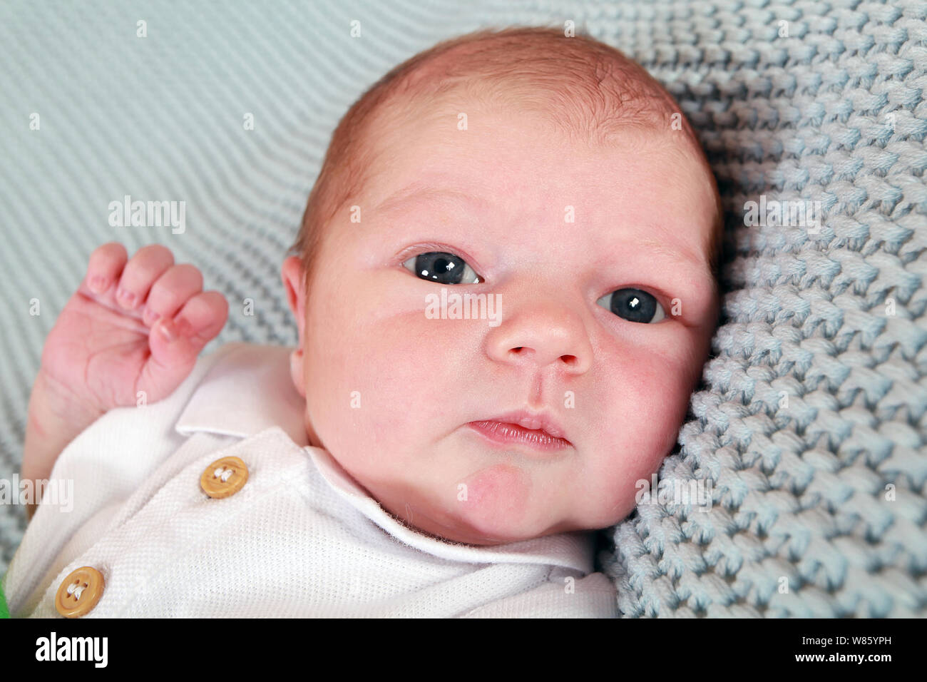 1 week old baby boy Stock Photo - Alamy