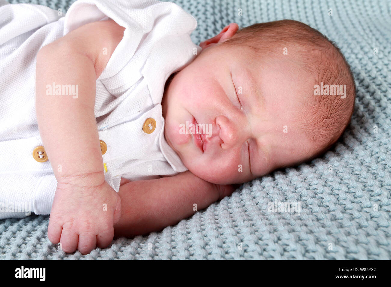 baby fast asleep Stock Photo - Alamy