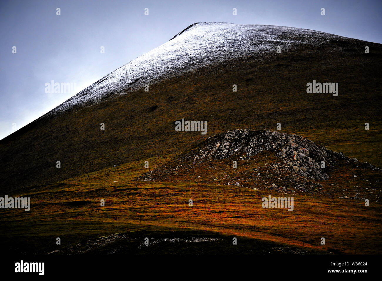 Landscape of the Sanjiangyuan National Nature Reserve (SNNR), also ...