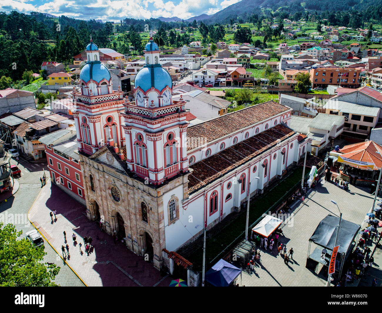 Aerial view plaza grande hi-res stock photography and images - Alamy