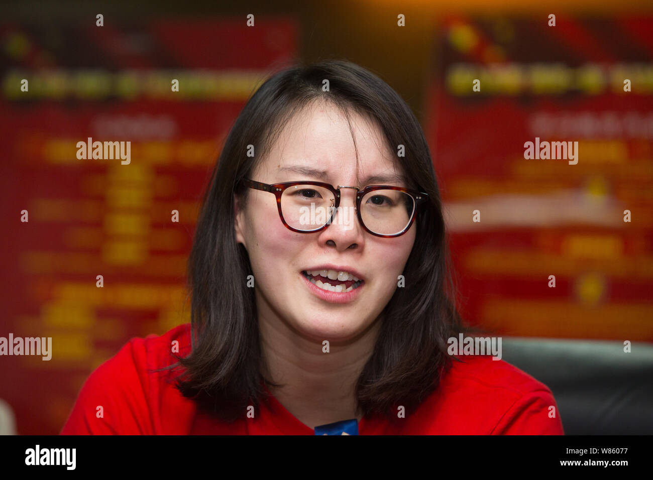Chinese swimmer Fu Yuanhui who won the bronze medal in the women's 100m ...