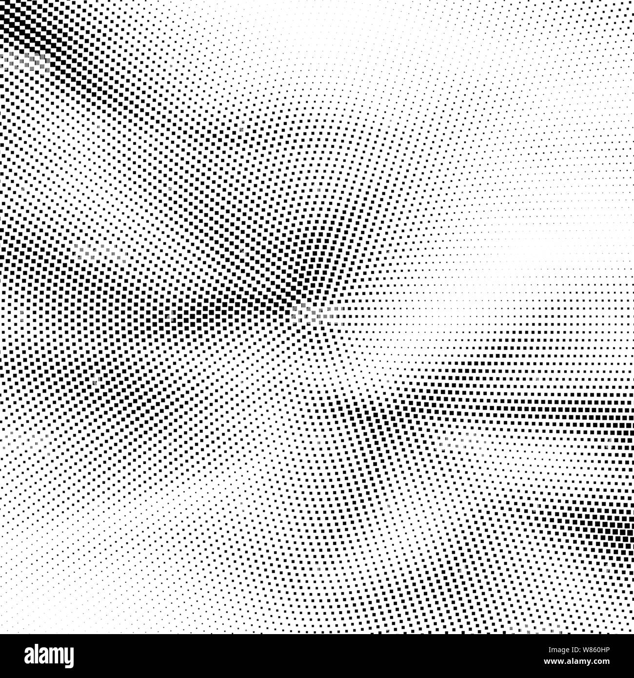 Halftone Pattern. Set of Dots. Dotted Texture. Distress Linear Design ...