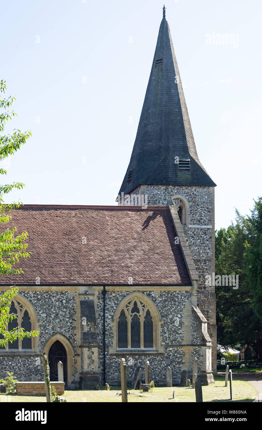 Parish Church of St Andrew, Church Street, Cobham, Surrey, England ...