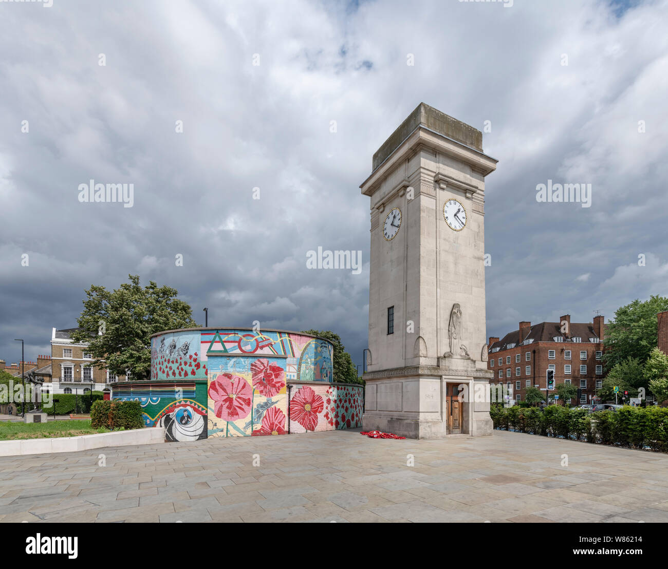 Stockwell War Memorial Stock Photo - Alamy