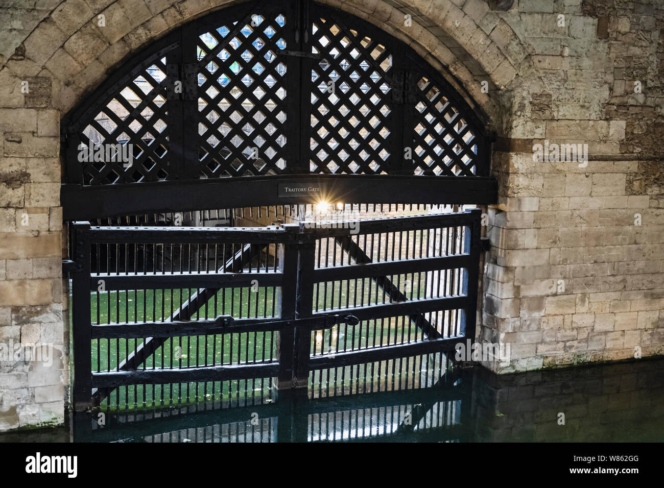 England, London, Tower of London, Traitors Gate Stock Photo - Alamy