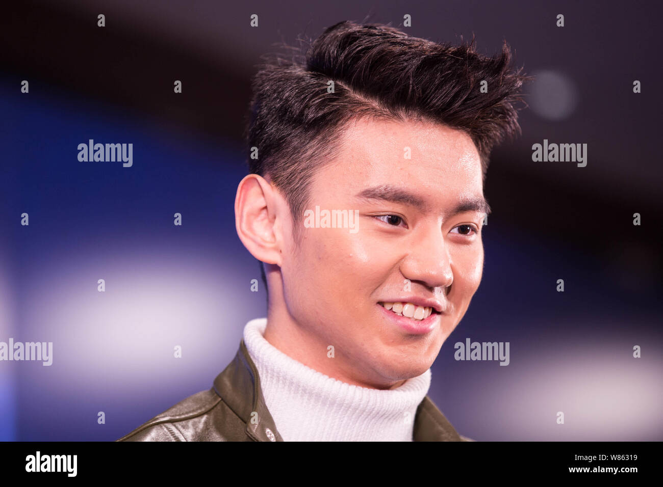 --FILE--Chinese world swimming champion Ning Zetao attends a ...