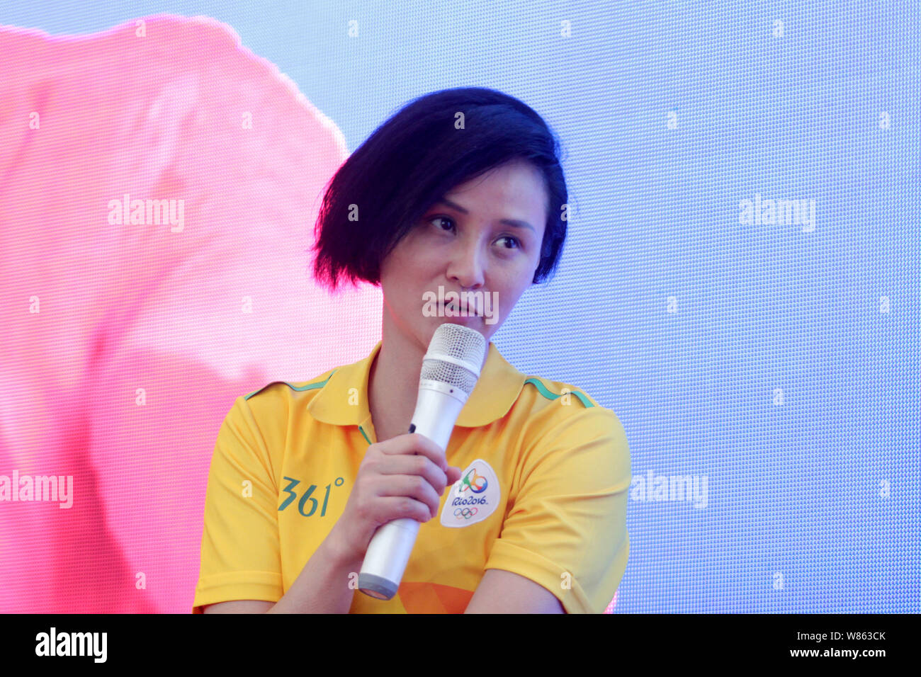 Former Chinese diver Gao Min, who won gold medals in the springboard ...