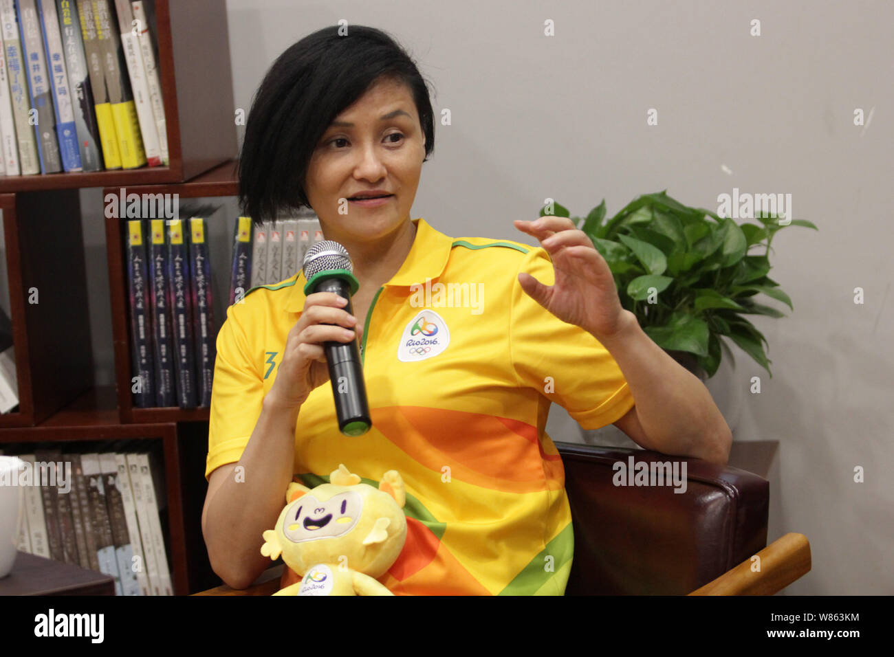 Former Chinese diver Gao Min, who won gold medals in the springboard ...