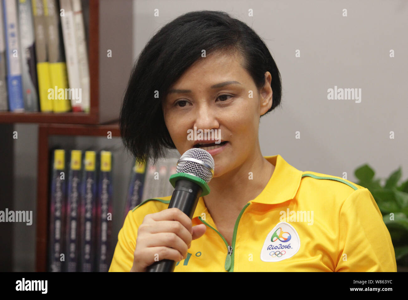 Former Chinese diver Gao Min, who won gold medals in the springboard ...