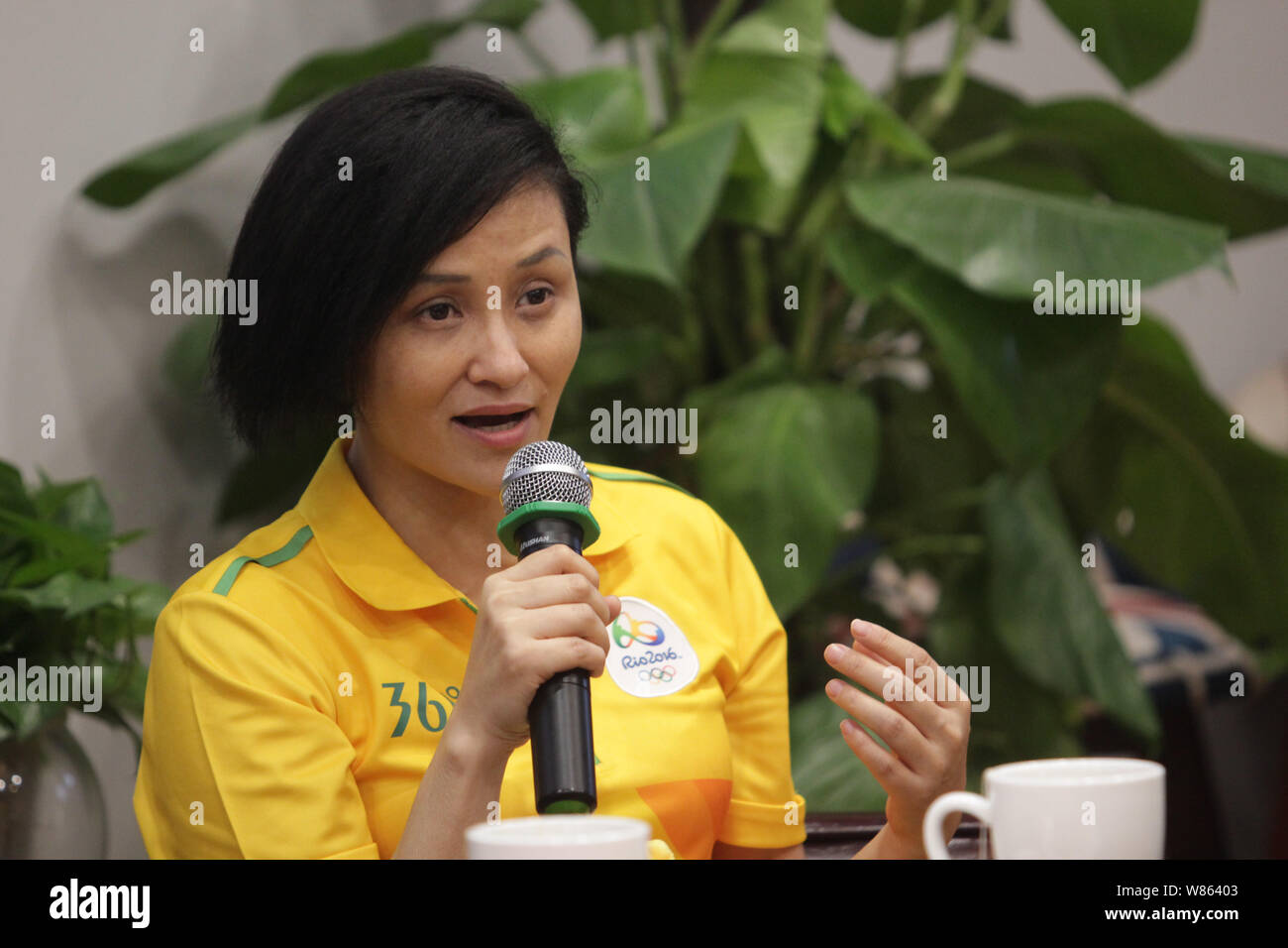 Former Chinese diver Gao Min, who won gold medals in the springboard ...