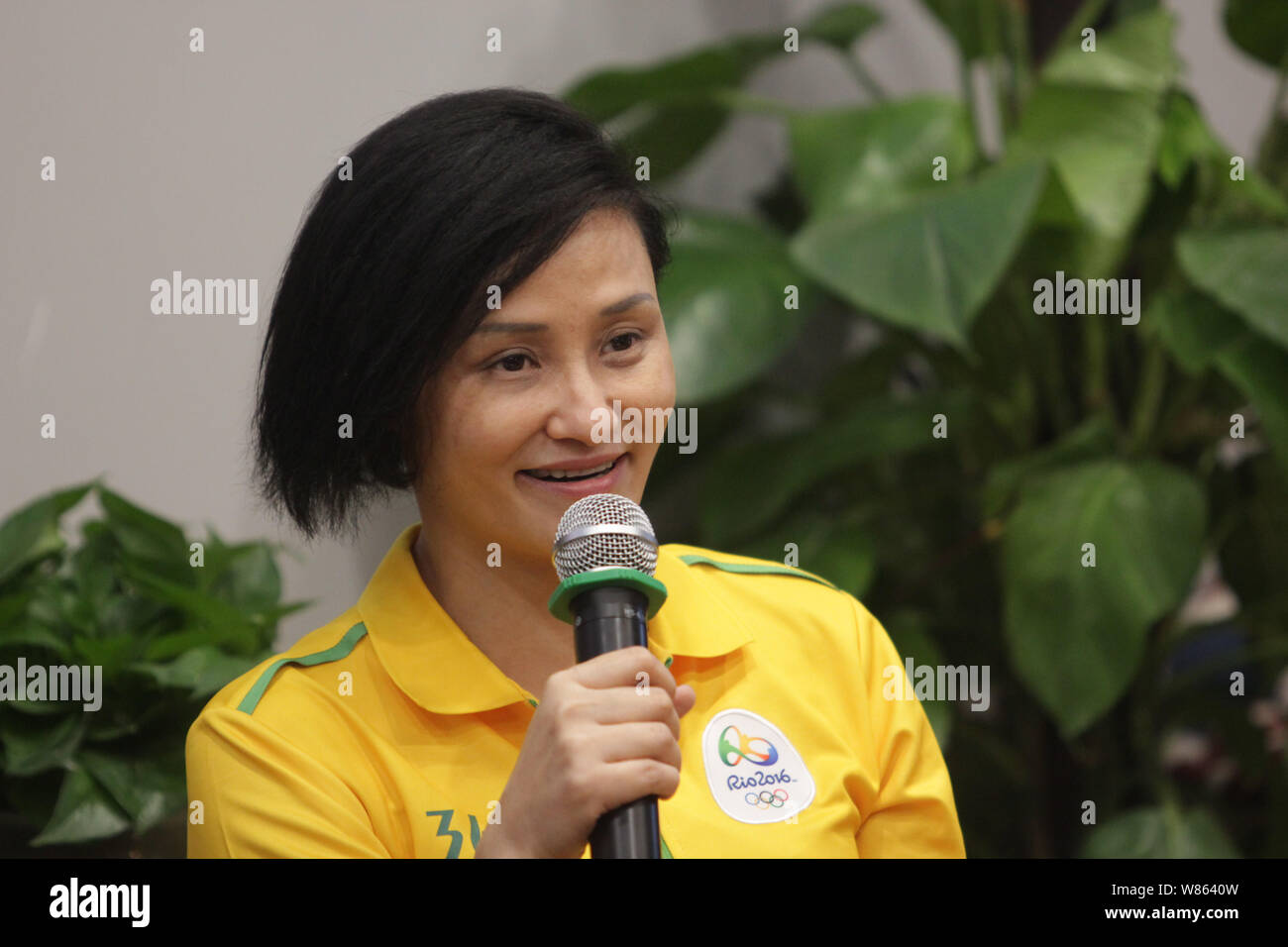 Former Chinese diver Gao Min, who won gold medals in the springboard ...