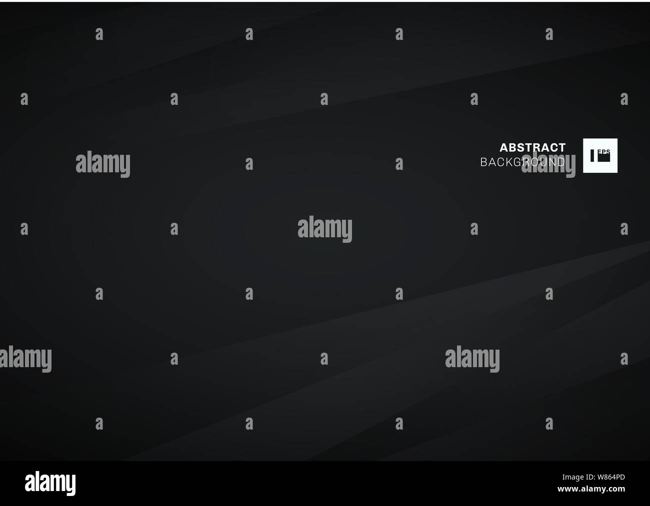 Abstract diagonal stripes black and gray gradient color dark background ...