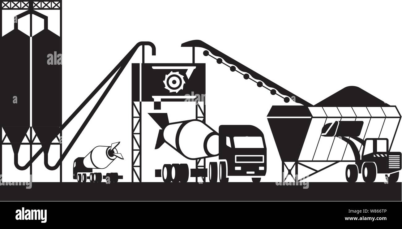 Concrete batching plant hi-res stock photography and images - Alamy
